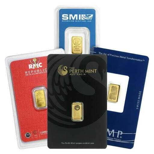Buy 1 Gram Gold Bar (Any Mint) - First Gold Group