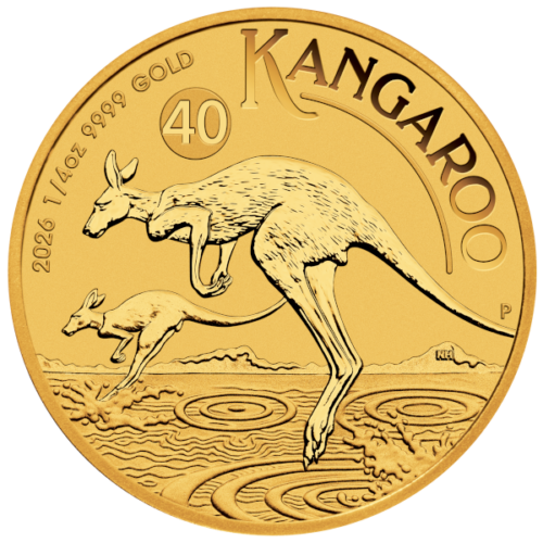 Buy 2026 1/4 oz. Gold Australian Kangaroo Coin - First Gold Group